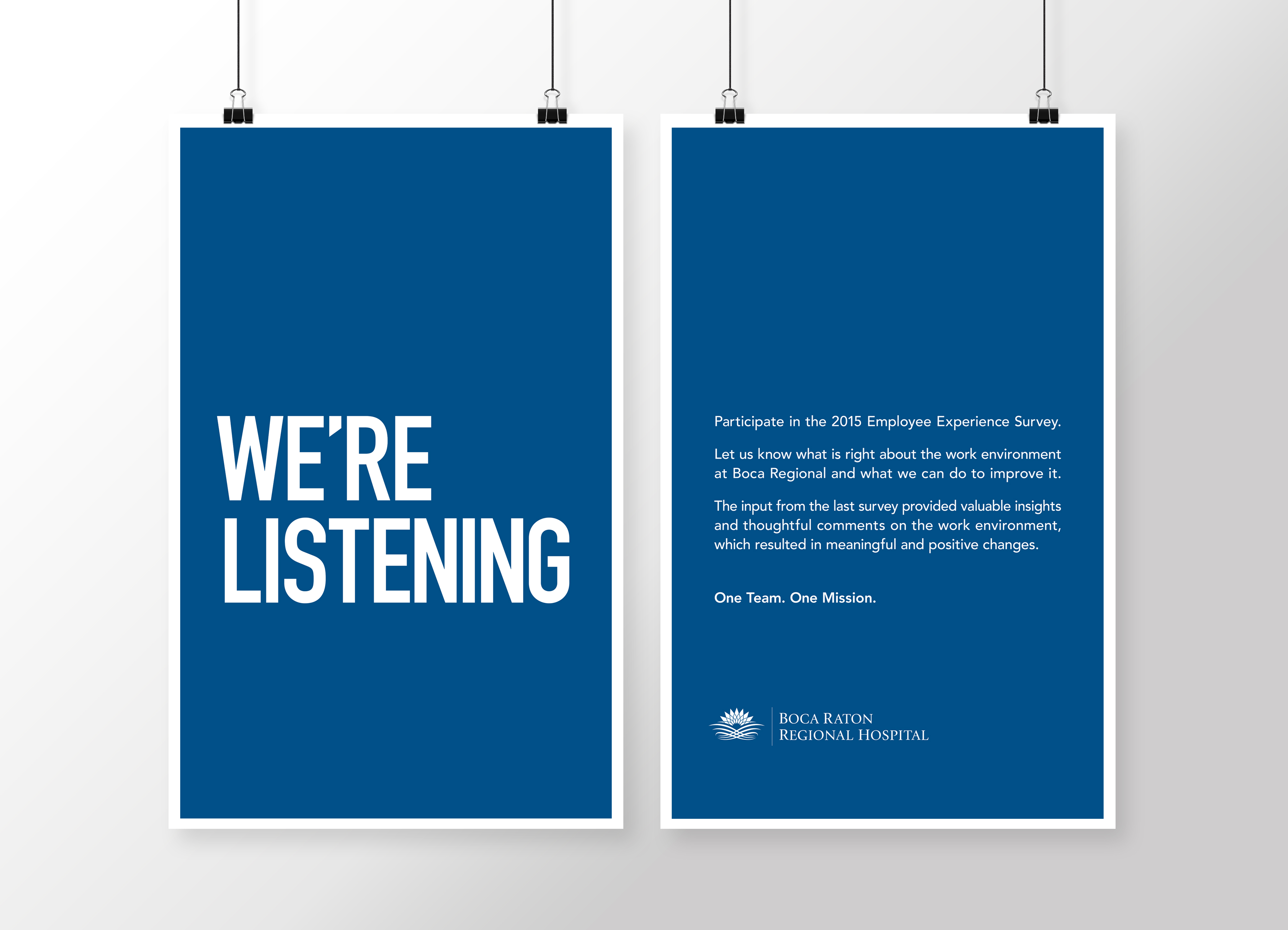 We’re_Listening_Poster_Set_on_Wall | Award-winning designer and ...